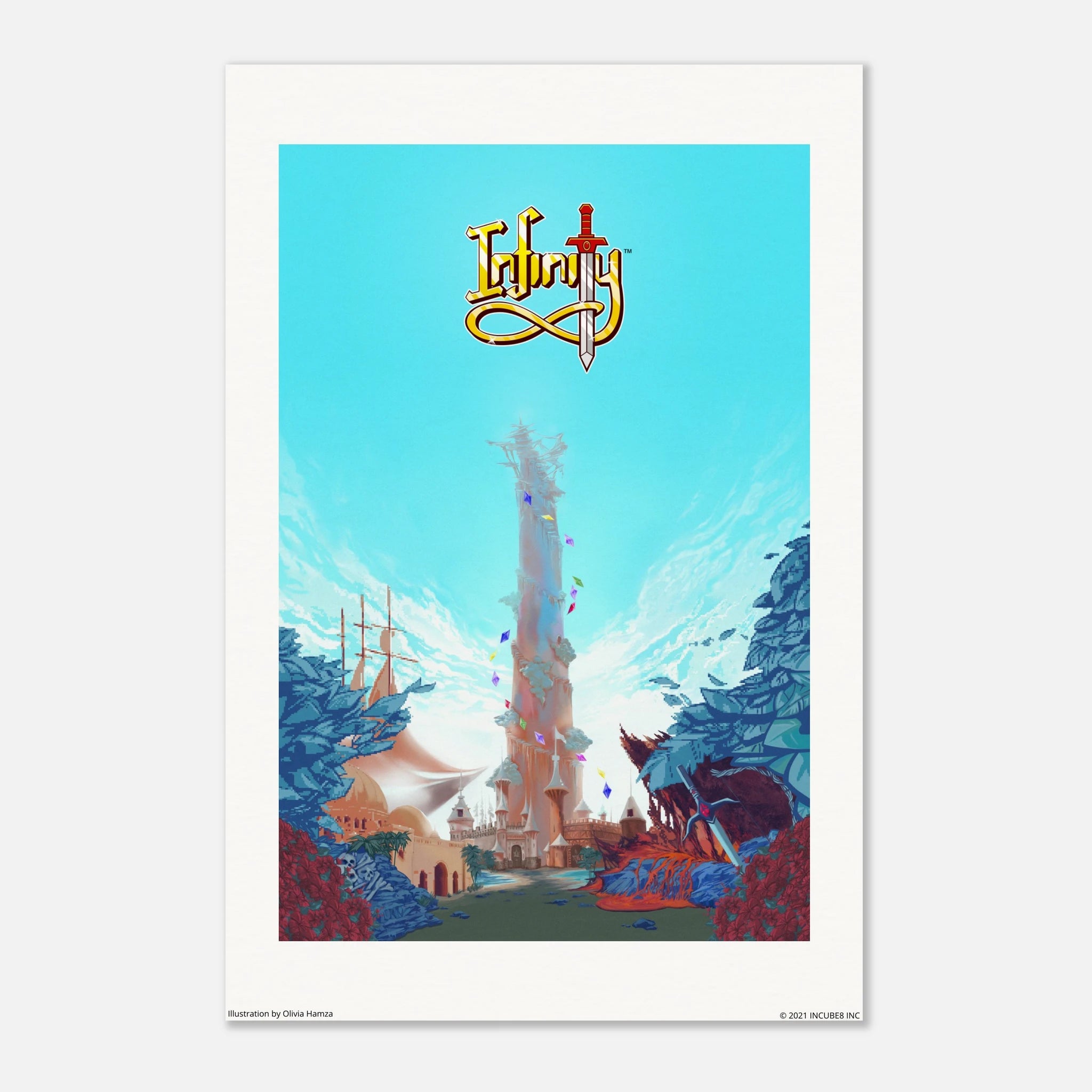 Infinity (GBC) - Concept Art Print – Incube8 Games